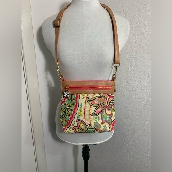 Spartina 449 | Bags | Spartina 449 Paisley And Floral Crossbody Bag | Poshmark
